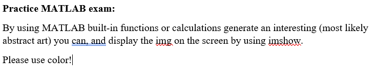 Solved Practice MATLAB exam: By using MATLAB built-in | Chegg.com