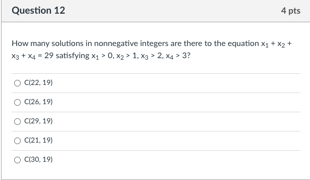 Solved How many solutions in nonnegative integers are there | Chegg.com
