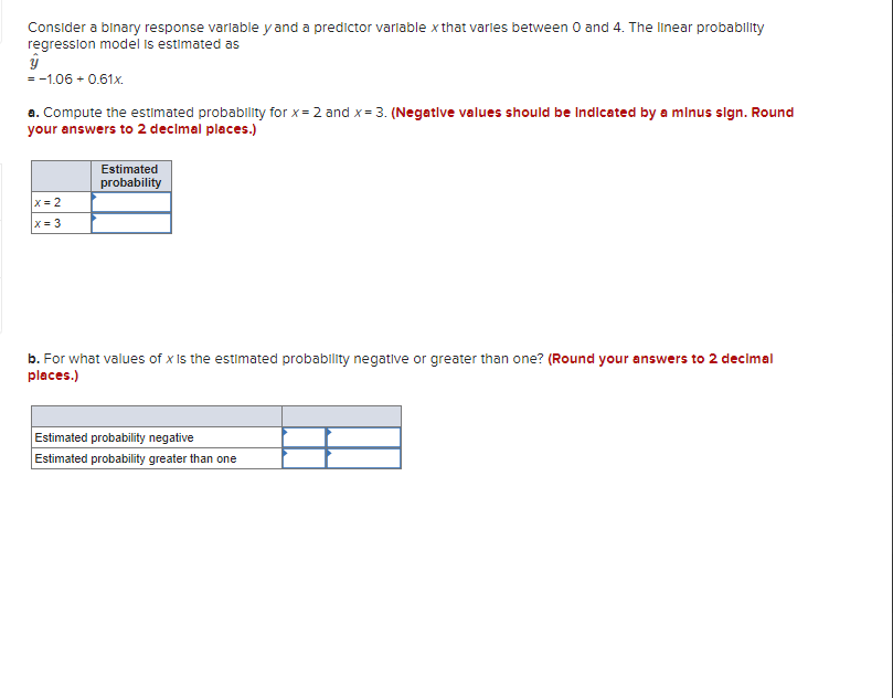 Solved Consider a binary response variable y and a predictor | Chegg.com Solved Consider a binary response variable y and a predictor | Chegg.com