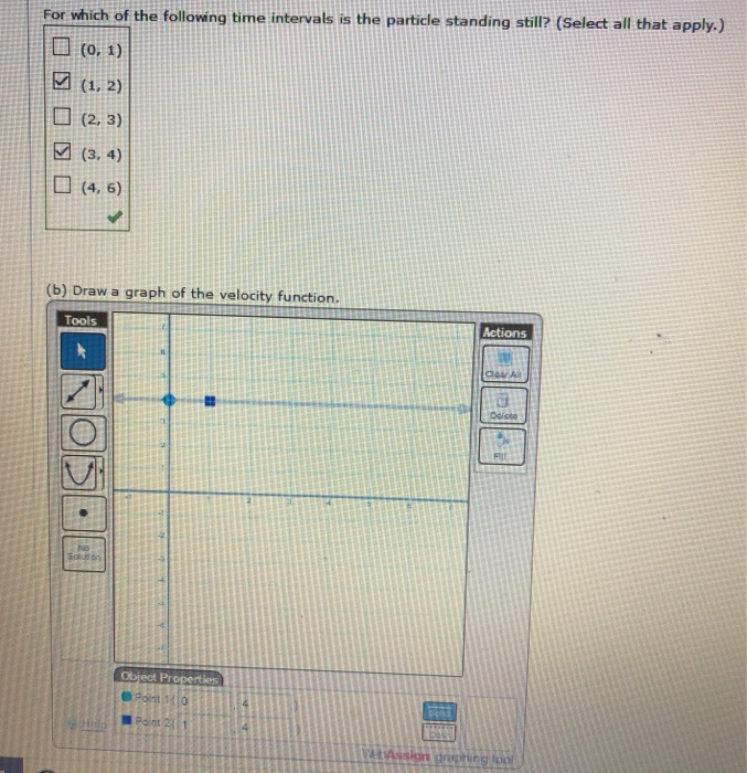 Solved 2.7.011 (a) A particle starts by moving to the right | Chegg.com