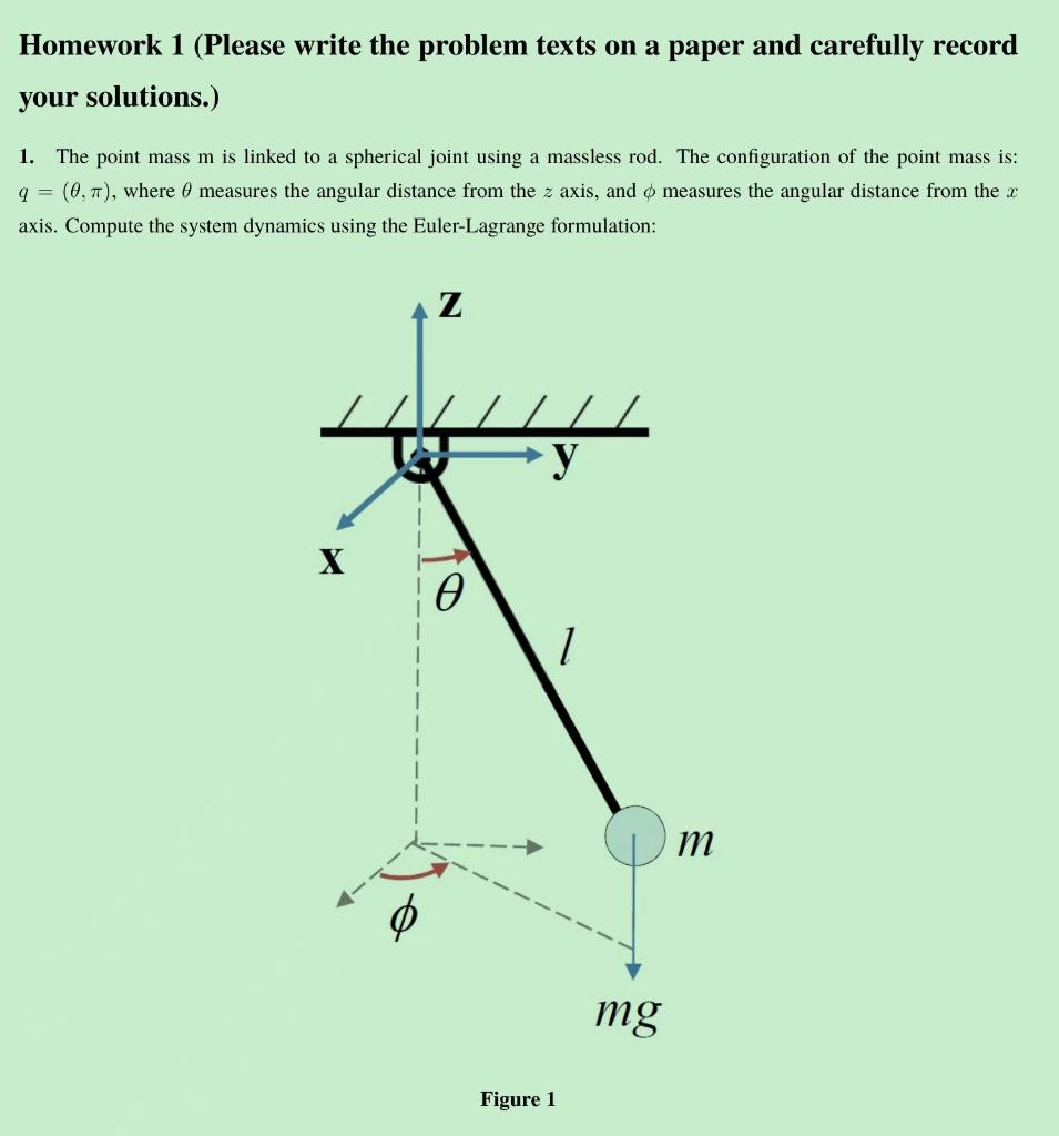 Solved Homework 1 (Please write the problem texts on a paper | Chegg.com
