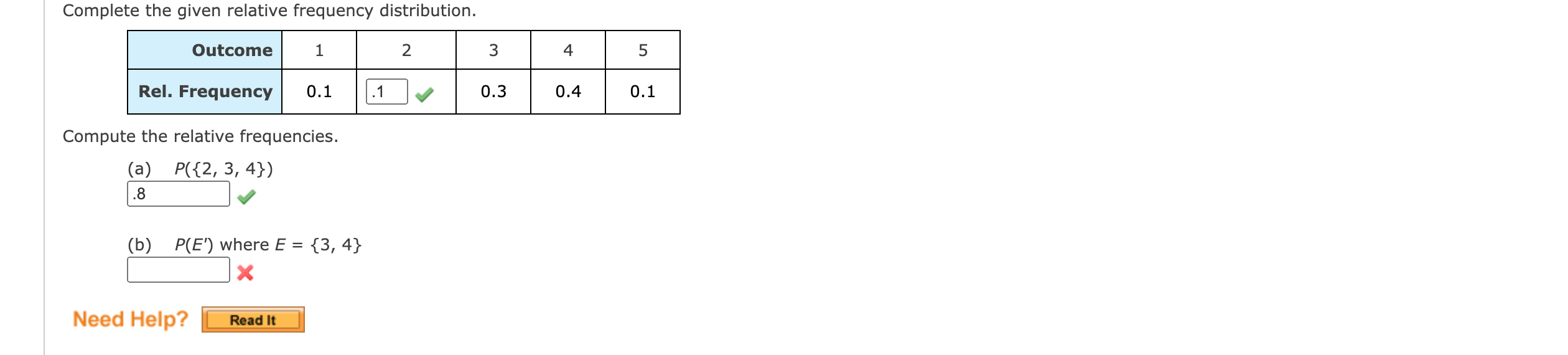 Solved Complete the given relative frequency distribution. | Chegg.com
