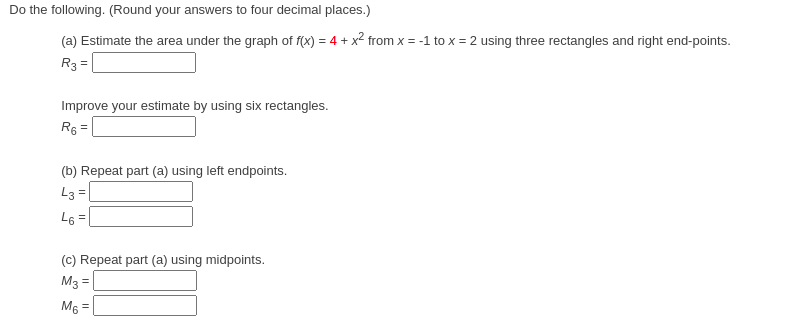 Solved Do the following. (Round your answers to four decimal | Chegg.com