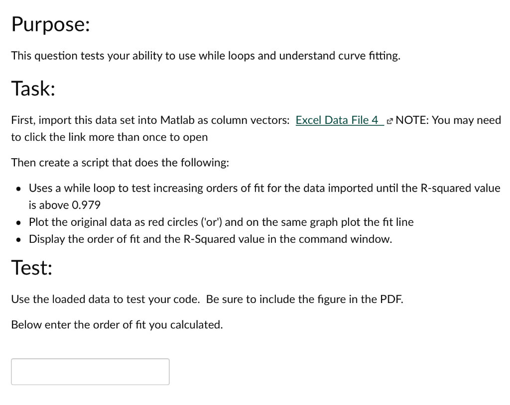Solved Purpose This Question Tests Your Ability To Use 