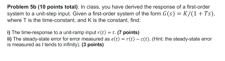 Solved Problem 5b (10 points total): In class, you have | Chegg.com