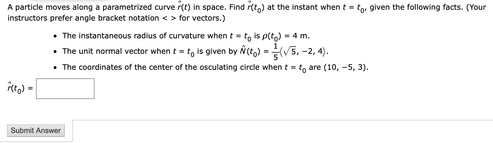 Solved A particle moves along a parametrized curve r(t) in | Chegg.com