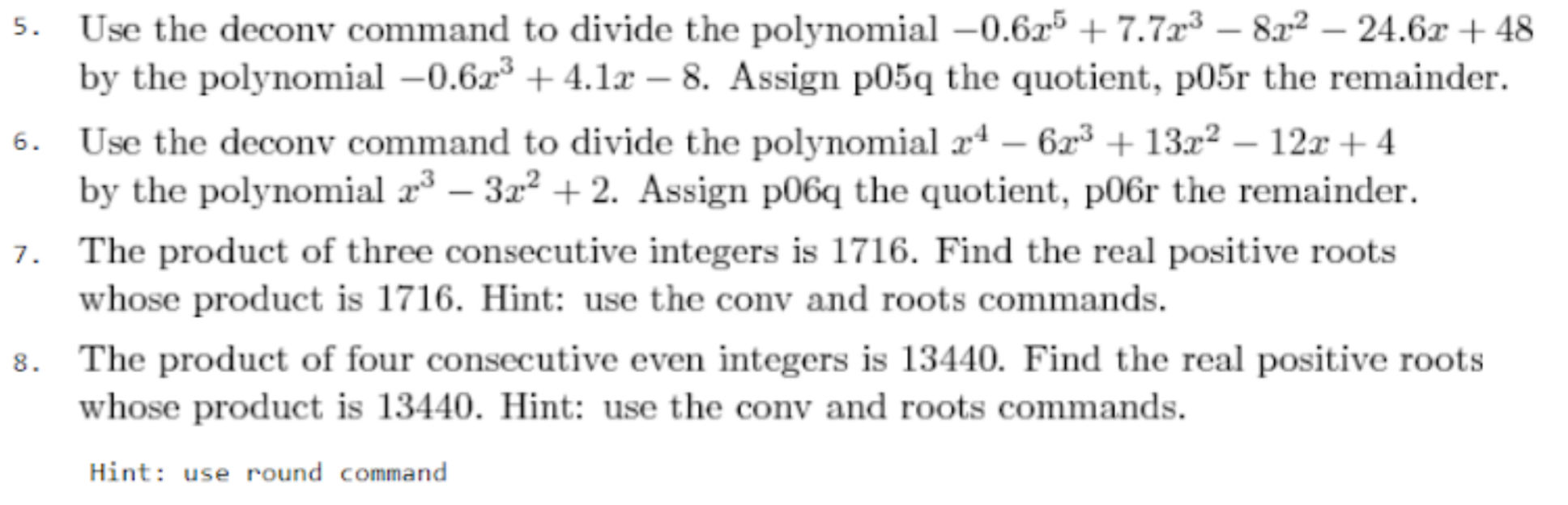 Solved Matlab Coding Use The Saveas Cmd To Save Each Plot