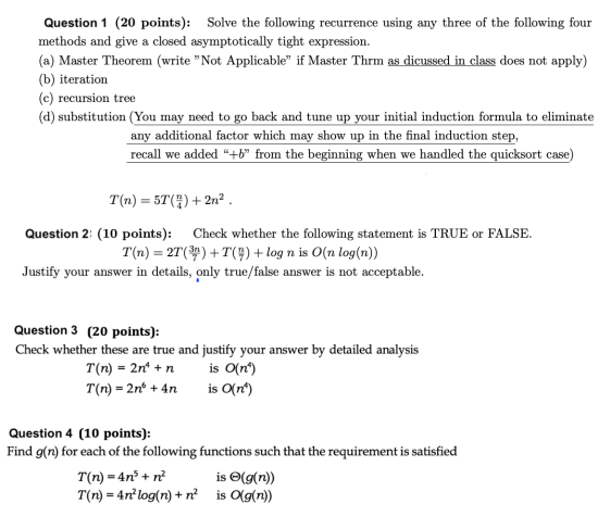 Use three of ﻿four suggested methods to ﻿give a | Chegg.com