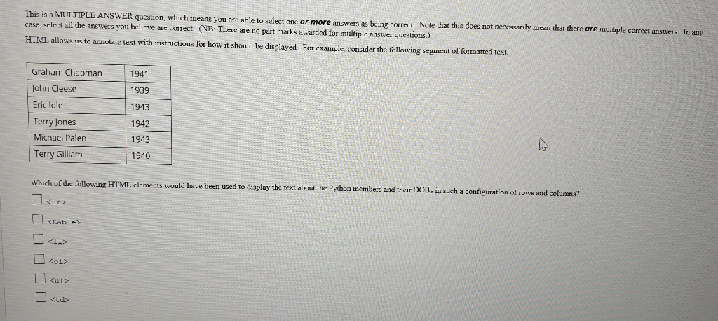 Solved This is a MULTIPLE ANSWER question, which means you | Chegg.com