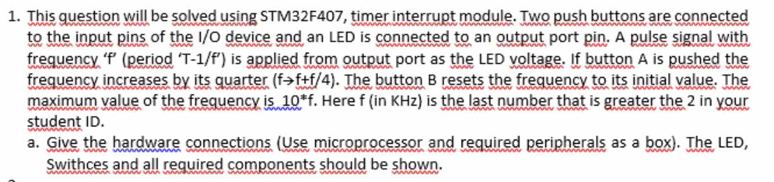 Solved 1 This Question Will Be Solved Using Stm32f407