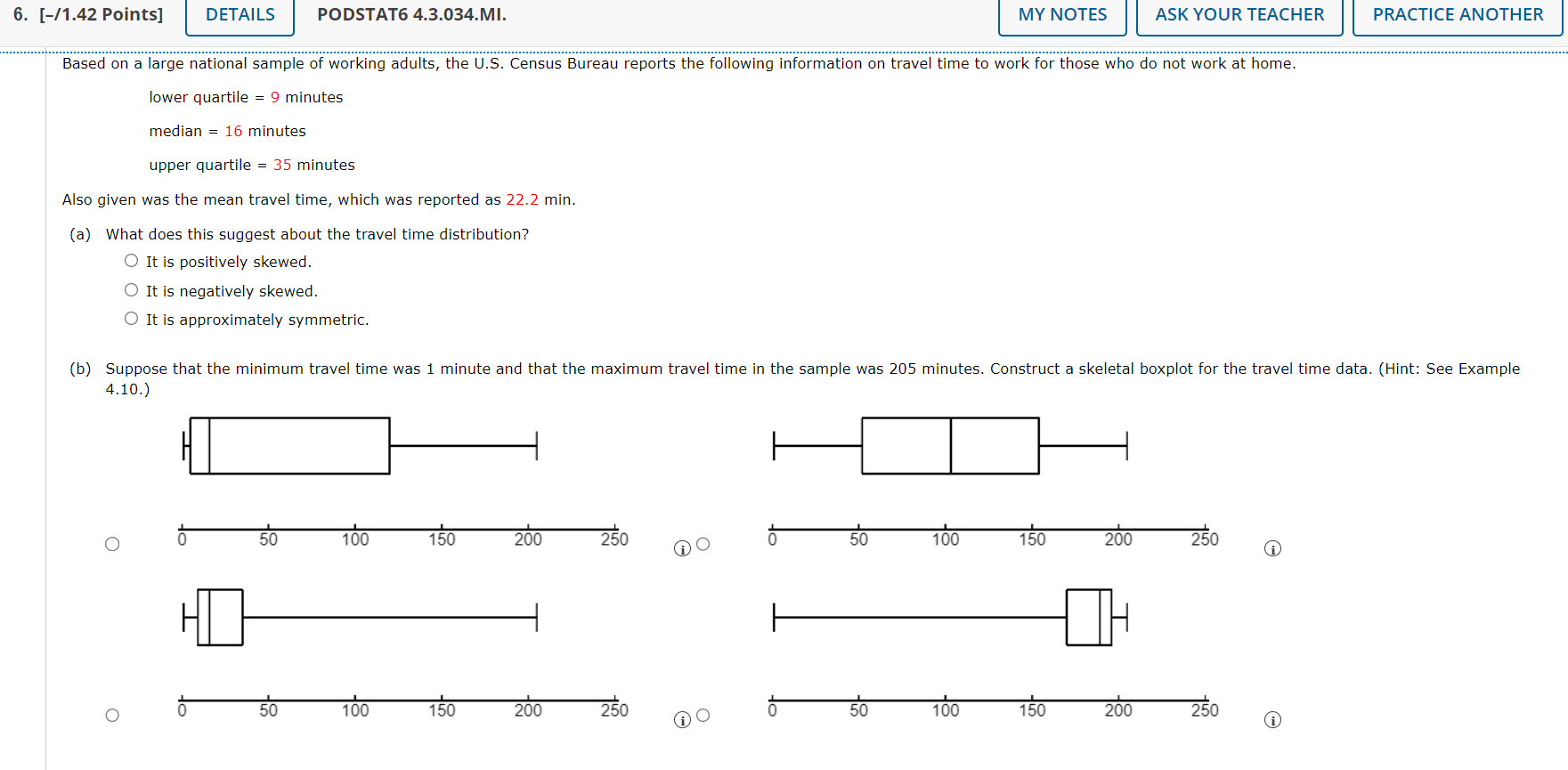 Solved Based on a large national sample of working adults, | Chegg.com