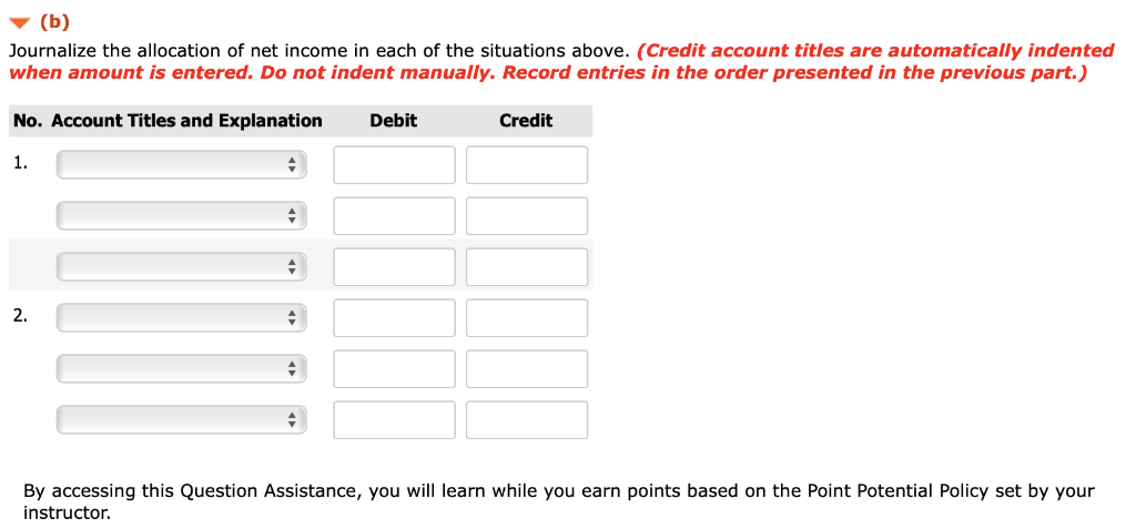 Solved Exercise 12-04 a-b (Part Level Submission) (Video) | Chegg.com