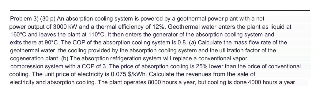 Solved GEOTHERMAL ENERGY AND ITS APPLICATIONS i posted this | Chegg.com