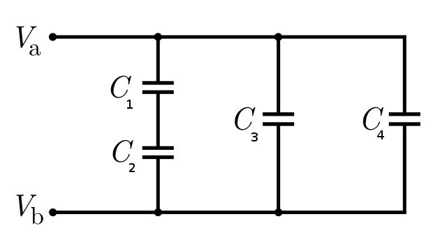 Solved 4. [1pt] Consider the circuit shown below, with Va−Vb | Chegg.com