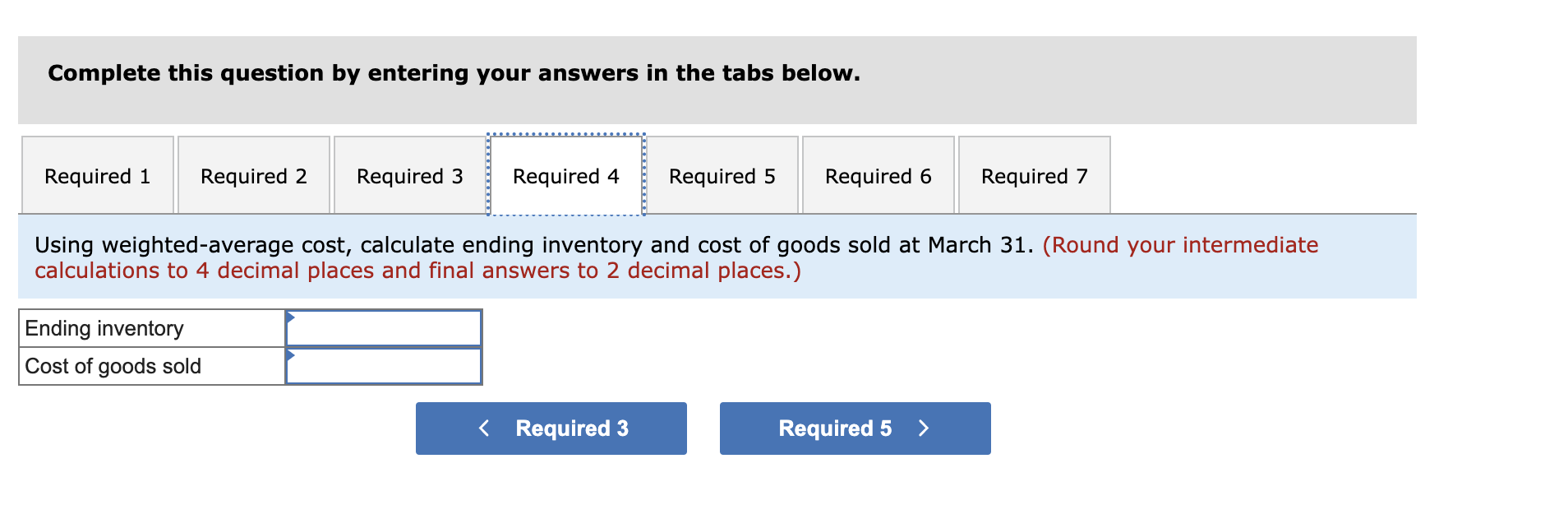 Solved Problem 6-2A (Algo) Calculate ending inventory, cost | Chegg.com