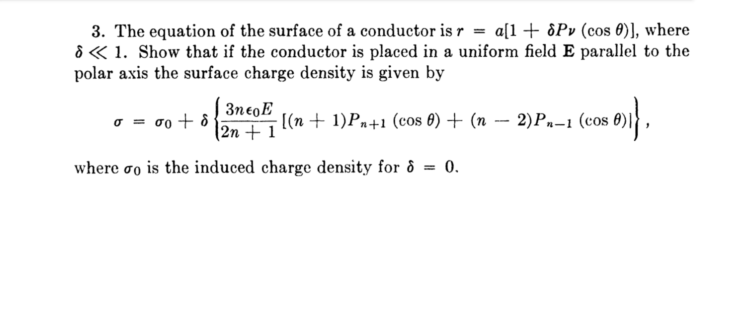 3. The equation of the surface of a conductor is | Chegg.com