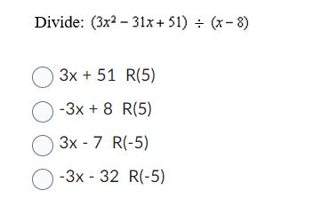 Solved Divide: | Chegg.com