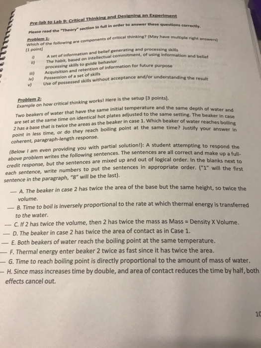 Solved Please read the "Theory" section in full in order to | Chegg.com