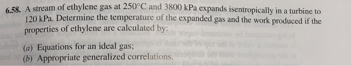 Solved I need help with part b. Use the Pitzer correlation | Chegg.com