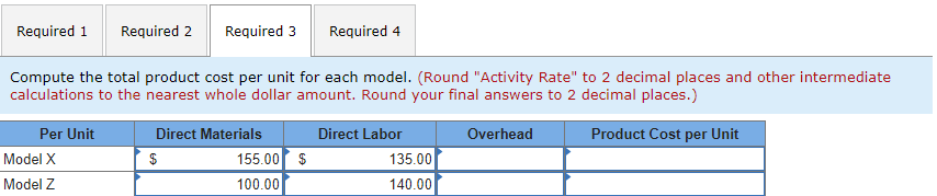 Solved 1. Compute the activity rate for each activity using | Chegg.com
