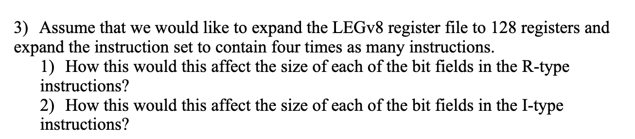 Solved 1) Provide the instruction type and assembly language | Chegg.com