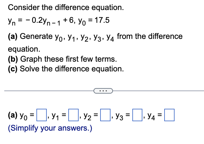 Solved Consider the difference | Chegg.com