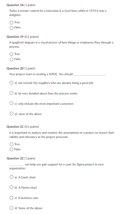 Solved Question 18 (1 point) Today a remote control for a | Chegg.com