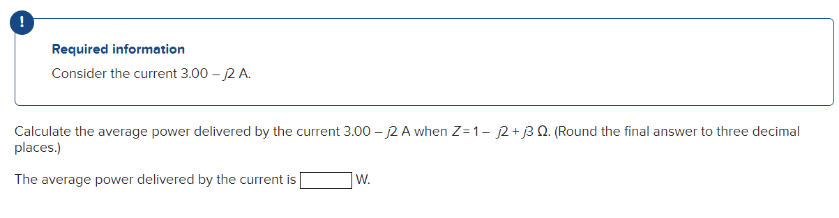 Solved !Required informationConsider the current | Chegg.com