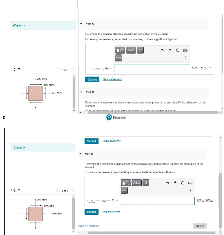 Solved (Figure 1) Figure (Figure 1) Figure 200 MPa 100 MPa | Chegg.com