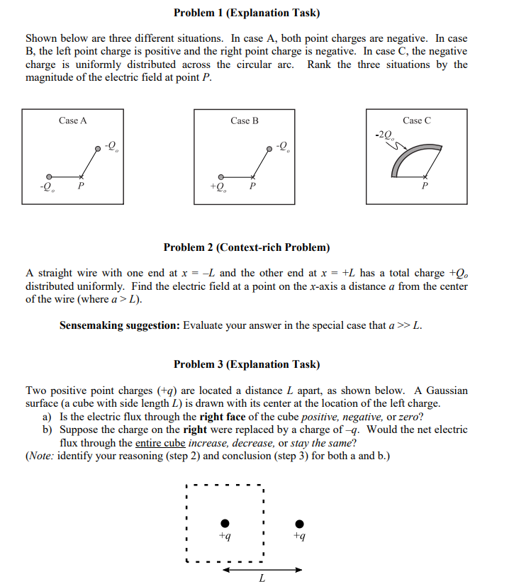 Solved Problem 1 Explanation Task Shown Below Are Three