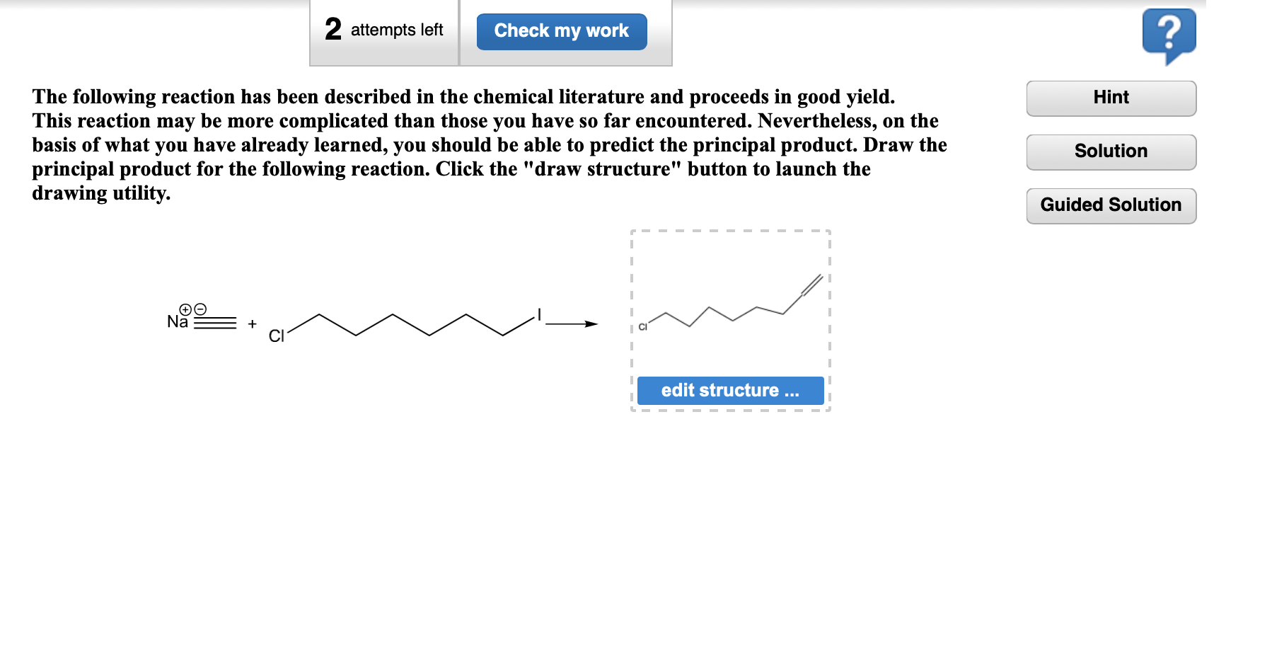 Solved The following reaction has been described in the | Chegg.com