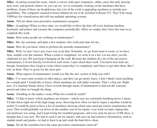 Solved E-1. Analyze the five interviews. In a paragraph, | Chegg.com