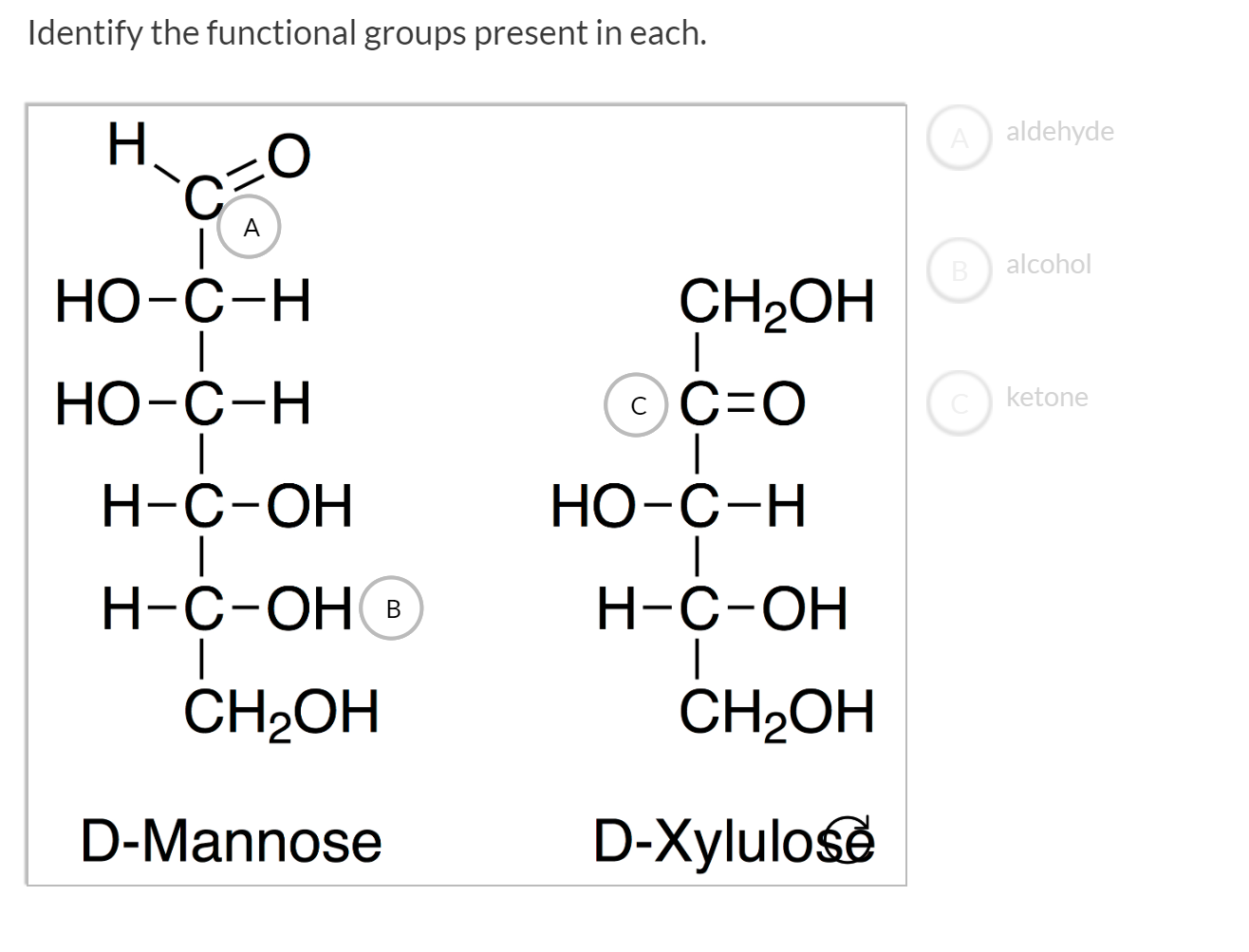 Solved Identify the functional groups present in each. H A | Chegg.com