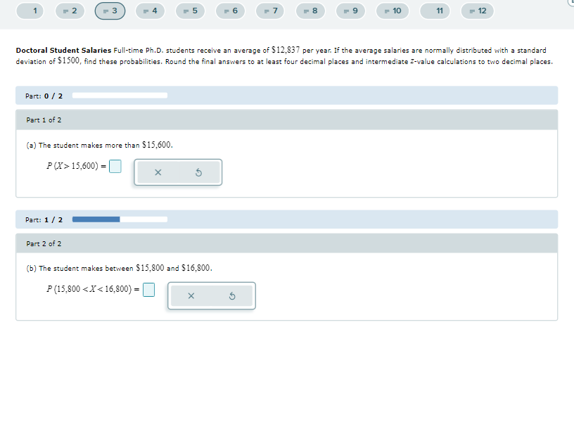 Solved Doctoral Student Salaries Full-time Ph.D. ﻿students | Chegg.com