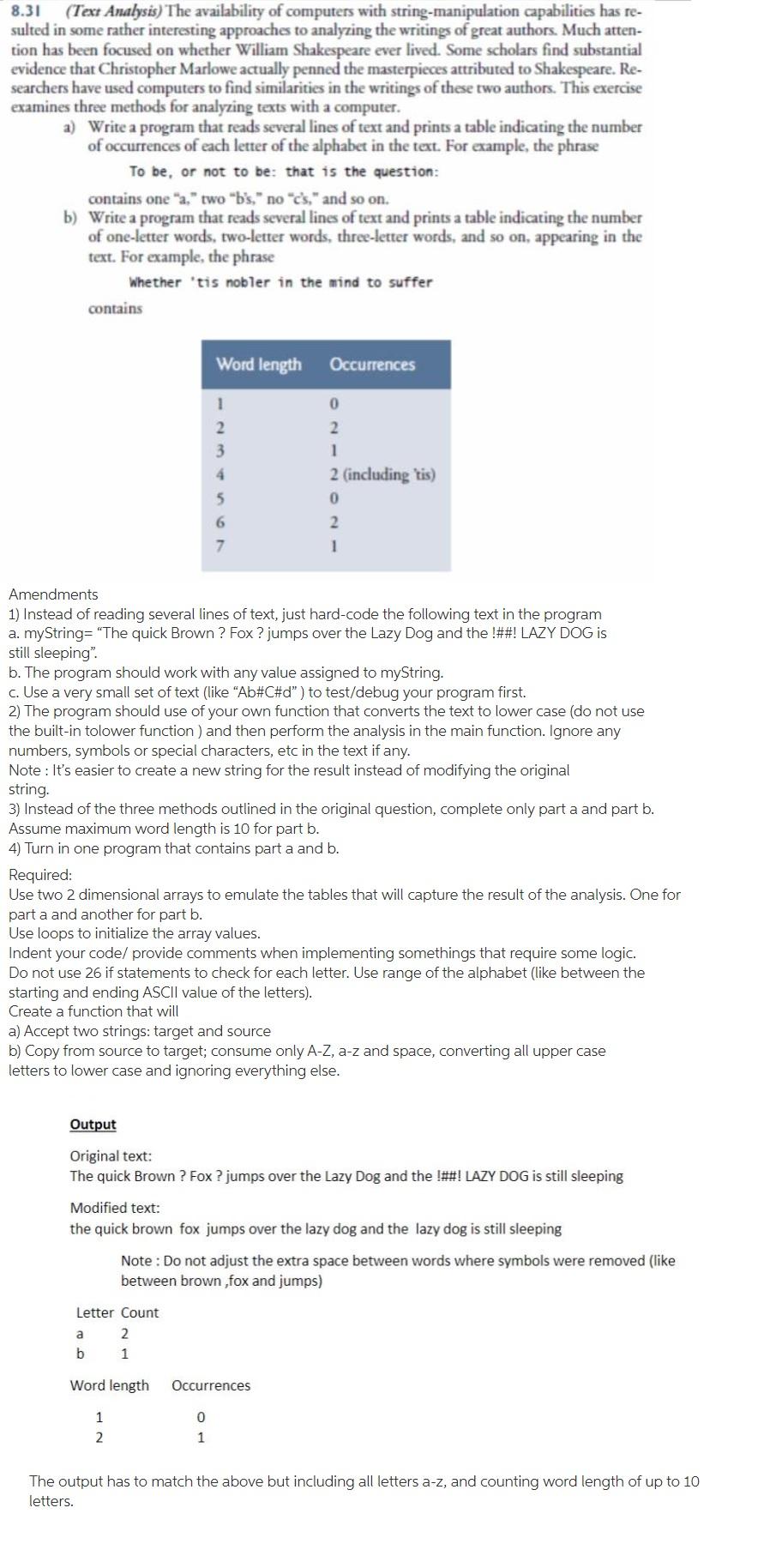Solved Please follow the instructions above by using two | Chegg.com