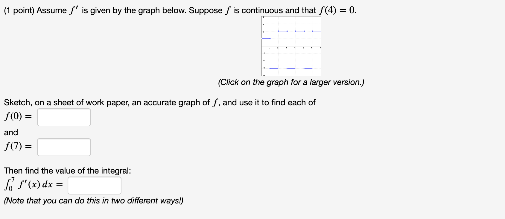 Solved 6 (1 point) Consider the function f(x) = 5 x2 Let | Chegg.com