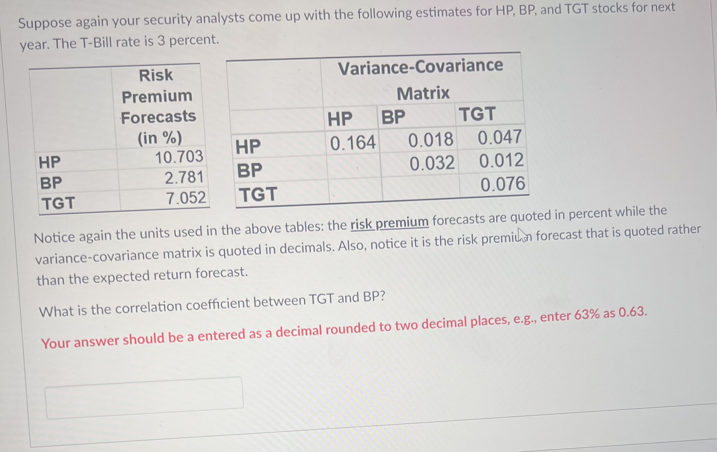 Solved Suppose again your security analysts come up with the | Chegg.com