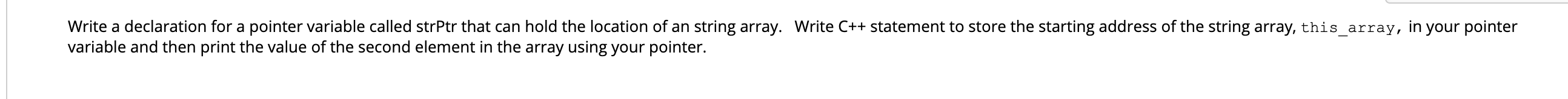 Solved variable and then print the value of the second | Chegg.com