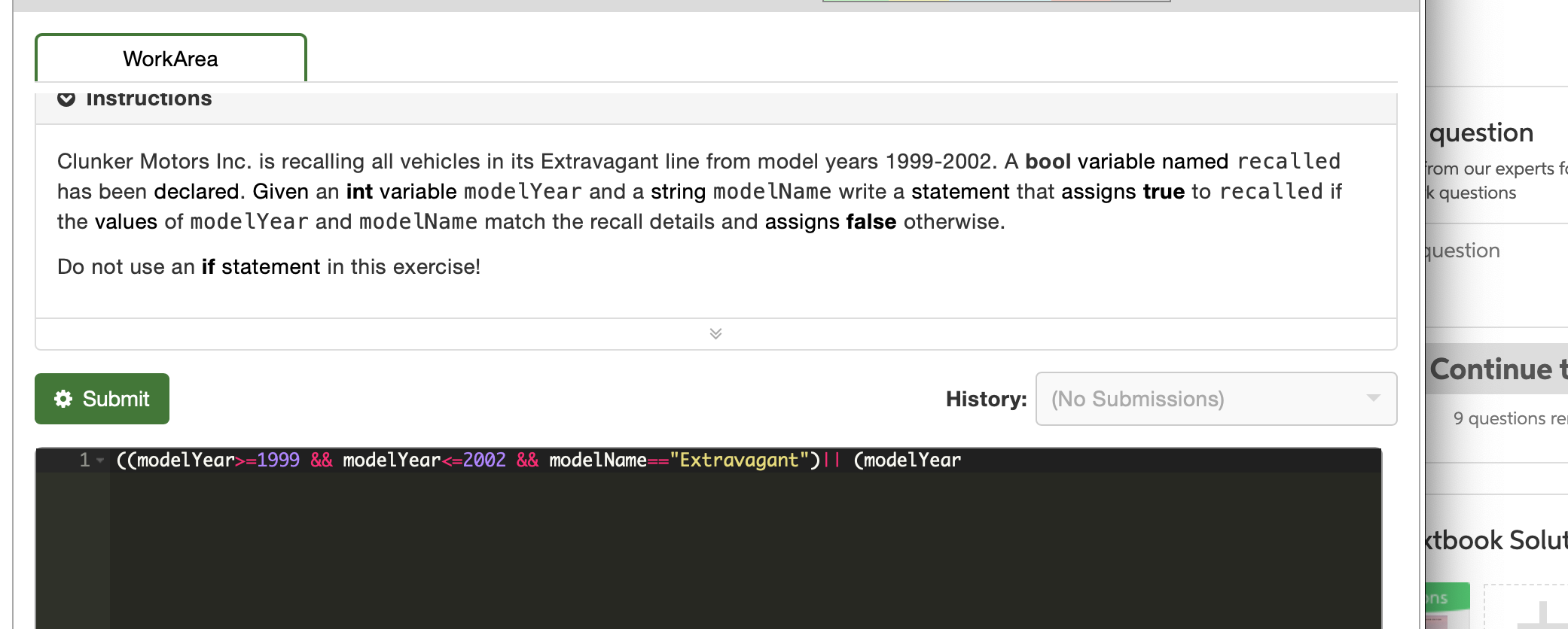 Solved Work Area Instructions Clunker Motors Inc. is | Chegg.com
