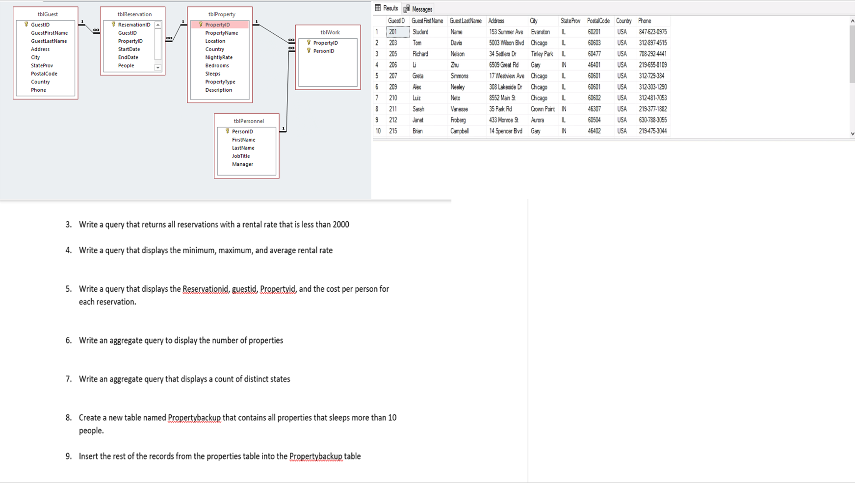 Solved Hello, im new to SQL coding if anyone could help me | Chegg.com