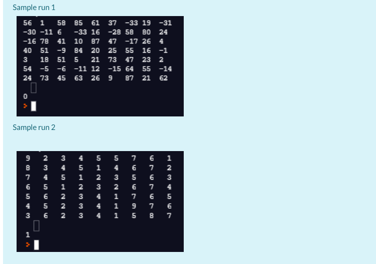 Solved Let Us Call A 2 Dimensional Array Of Integers A Magic 