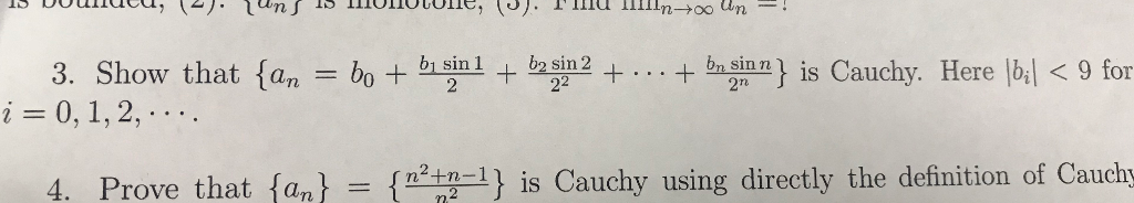 Solved This is for my analysis 1 class. Please just answer | Chegg.com