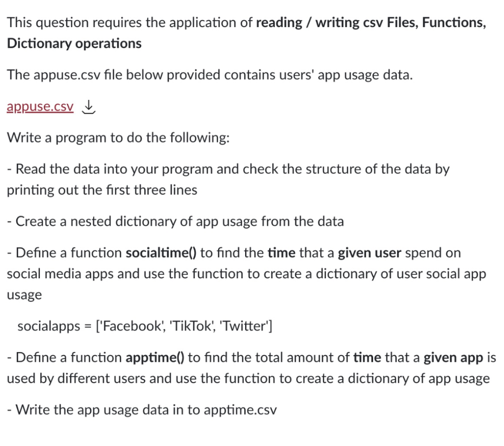 Solved This question requires the application of reading / | Chegg.com