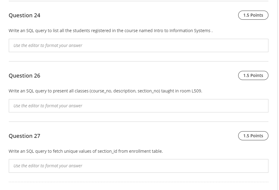 Solved Write an SQL query to fetch unique values of | Chegg.com Solved Write an SQL query to fetch unique values of | Chegg.com