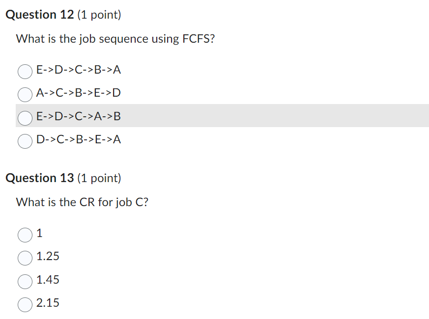 Solved A secretary is considering three dispatching rules | Chegg.com