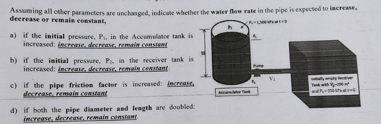 Solved NAME: Q61. Accumulator Tank calculation 1 (12 marks) | Chegg.com