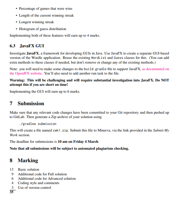 Solved Your task is to implement a Java version of the | Chegg.com