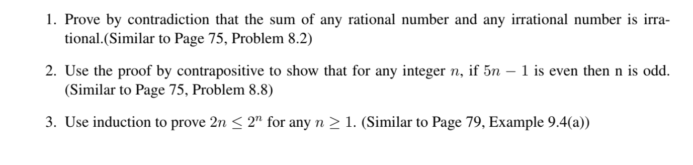 Solved 1. Prove by contradiction that the sum of any | Chegg.com