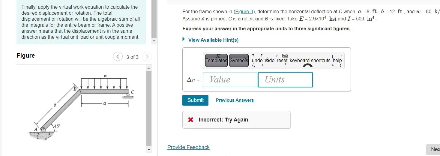 Solved Finally, apply the virtual work equation to calculate | Chegg.com