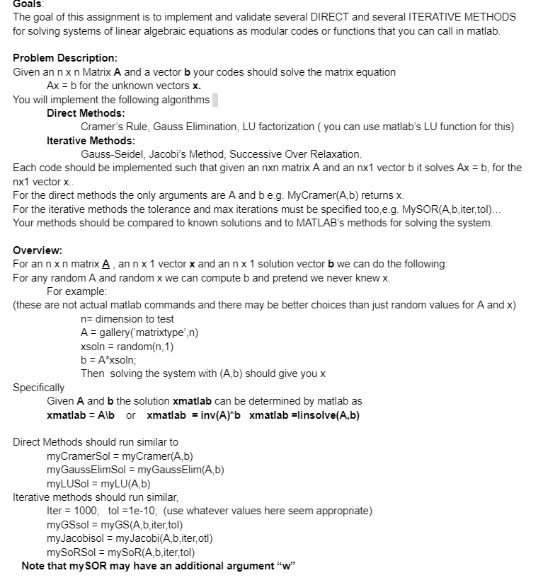 Solved Please help using MATLAB. Main concern is using | Chegg.com